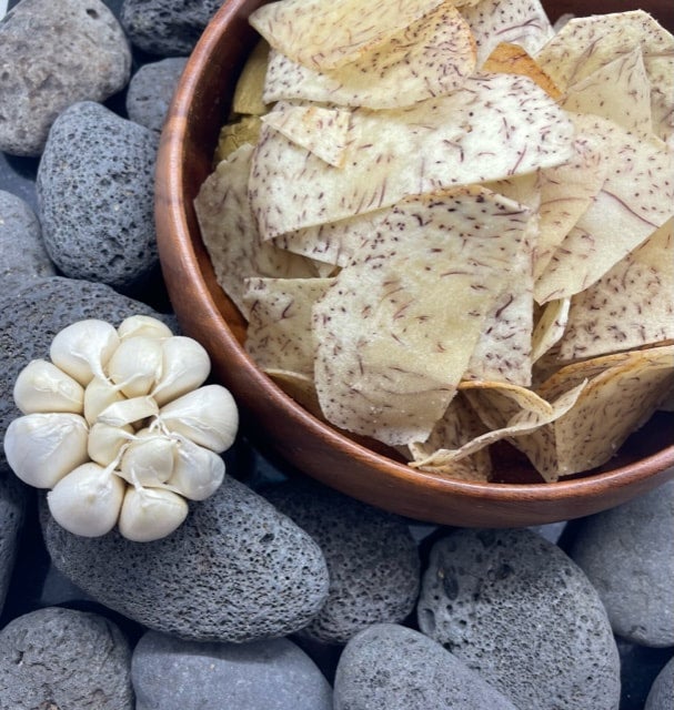 Garlic Salt Hawaiian Taro Chips | Hawaii Island Gourmet: Atebara Chips