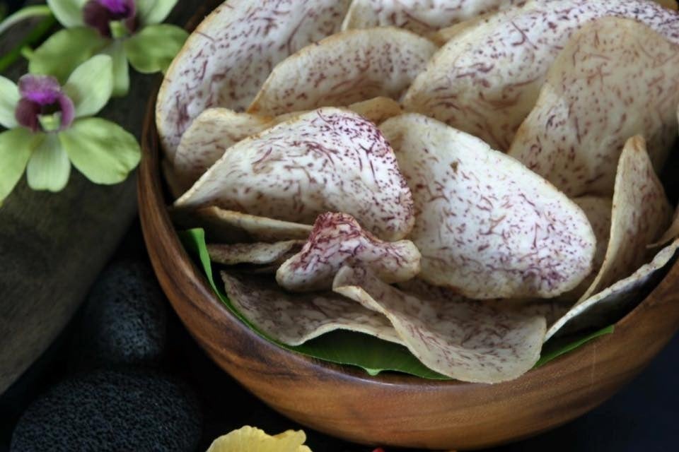 Taro Ginger Garlic Chips | Hawaii Island Gourmet: Atebara Chips